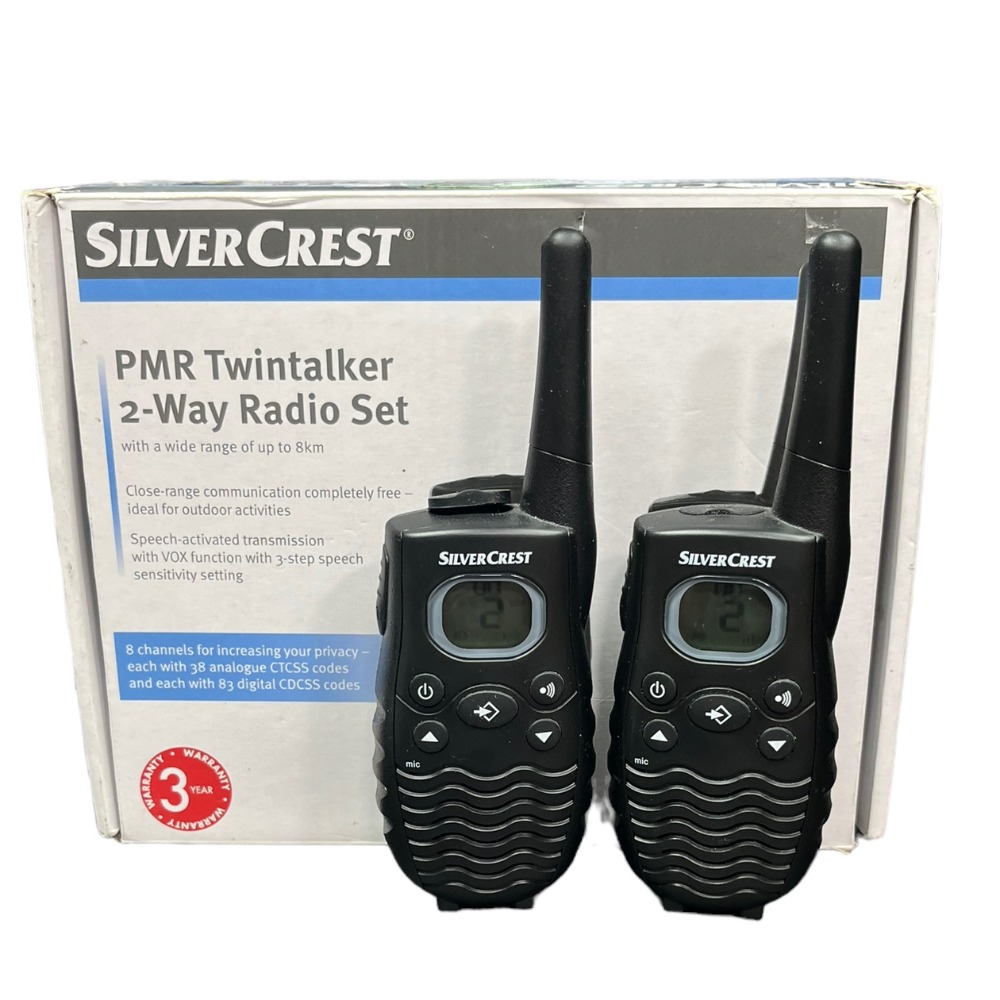 Pre-owned Silvercrest PMR Twintalker 2-Way Radio Set - Own4Less